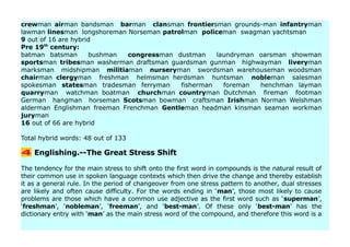 COMPOUND WORDS ENDING IN MAN | DOC | Sports