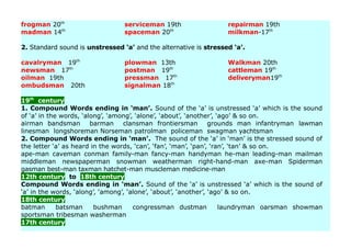 COMPOUND WORDS ENDING IN MAN | DOC | Sports