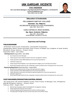 Resume - Ian Vicente | DOCX