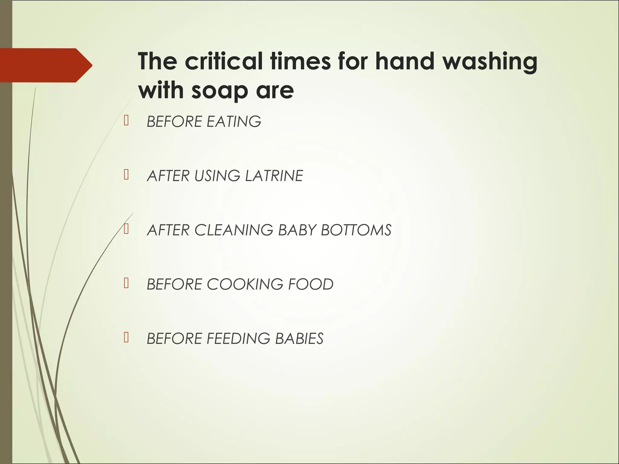 Training for Hygiene Promotion | PPT