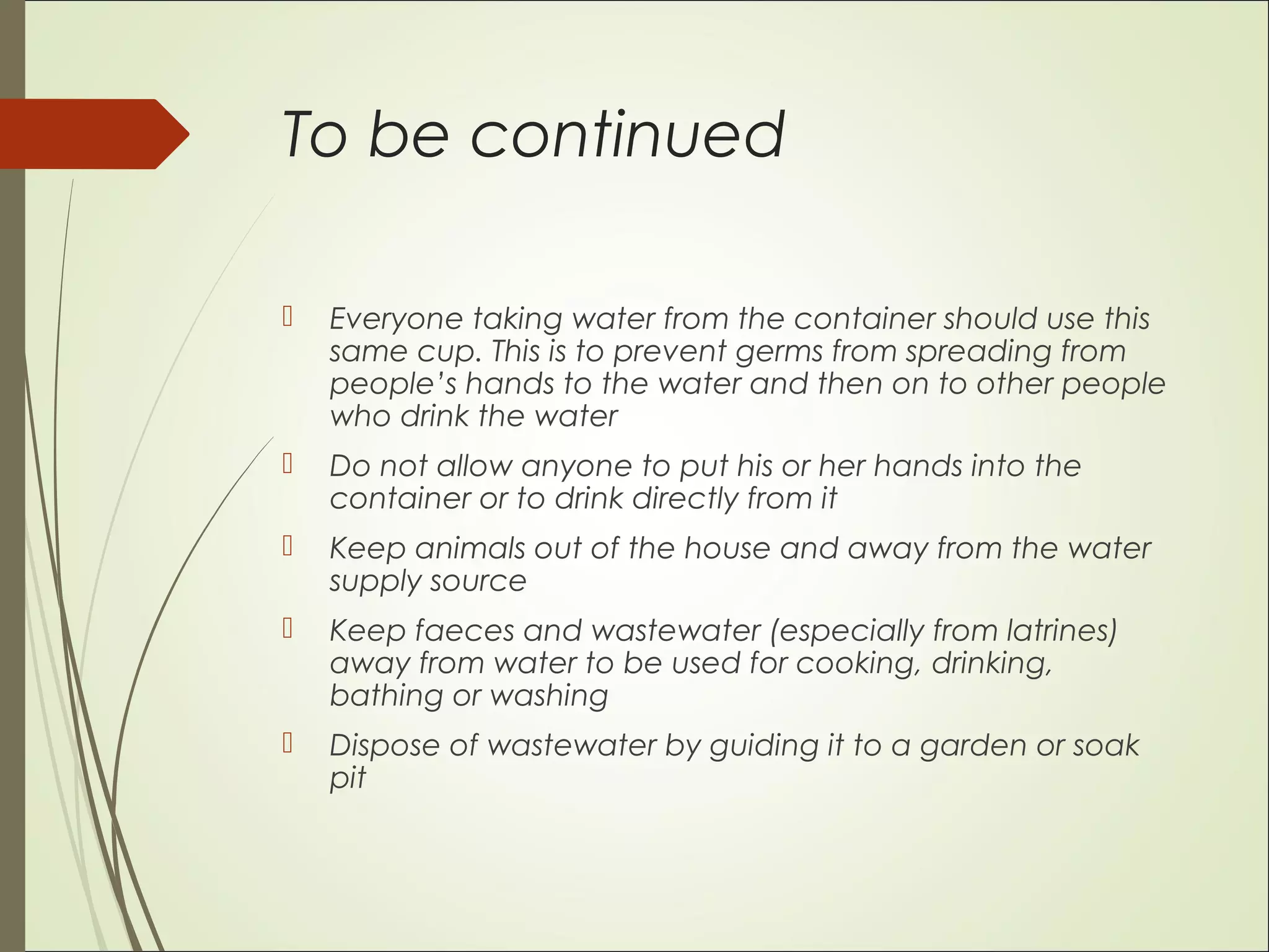 Training for Hygiene Promotion | PPT