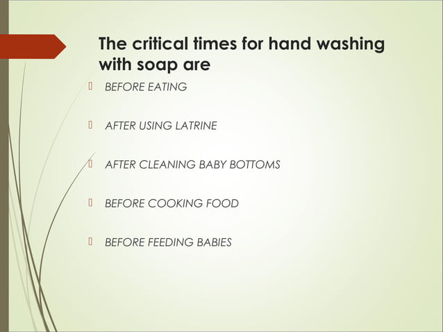 Training for Hygiene Promotion | PPT | Bath and Shower | Personal Care
