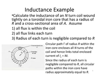 Ee8402 inductance calculation | PPT