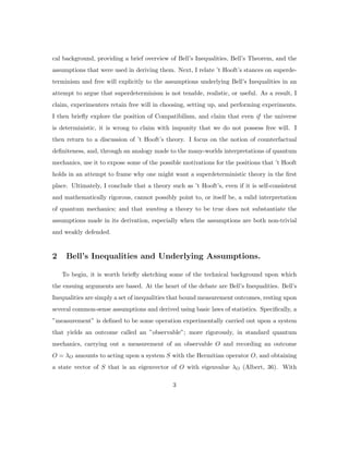 FreeWill_Superdeterminism | PDF