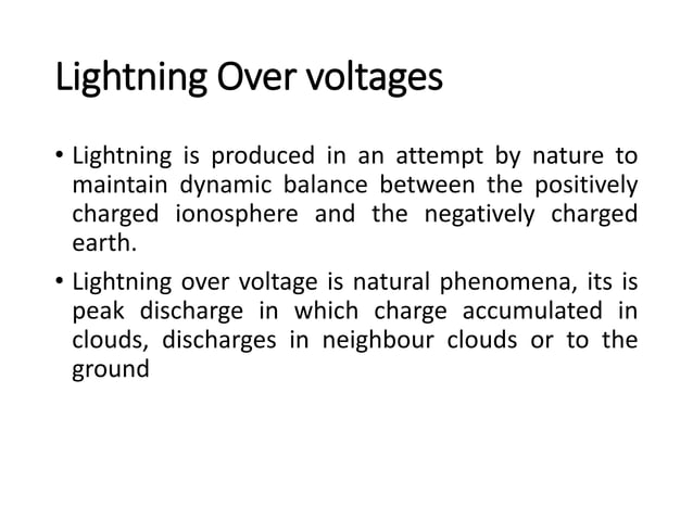 EE8701-High Voltage Engineering (1).pptx | Weather | Science