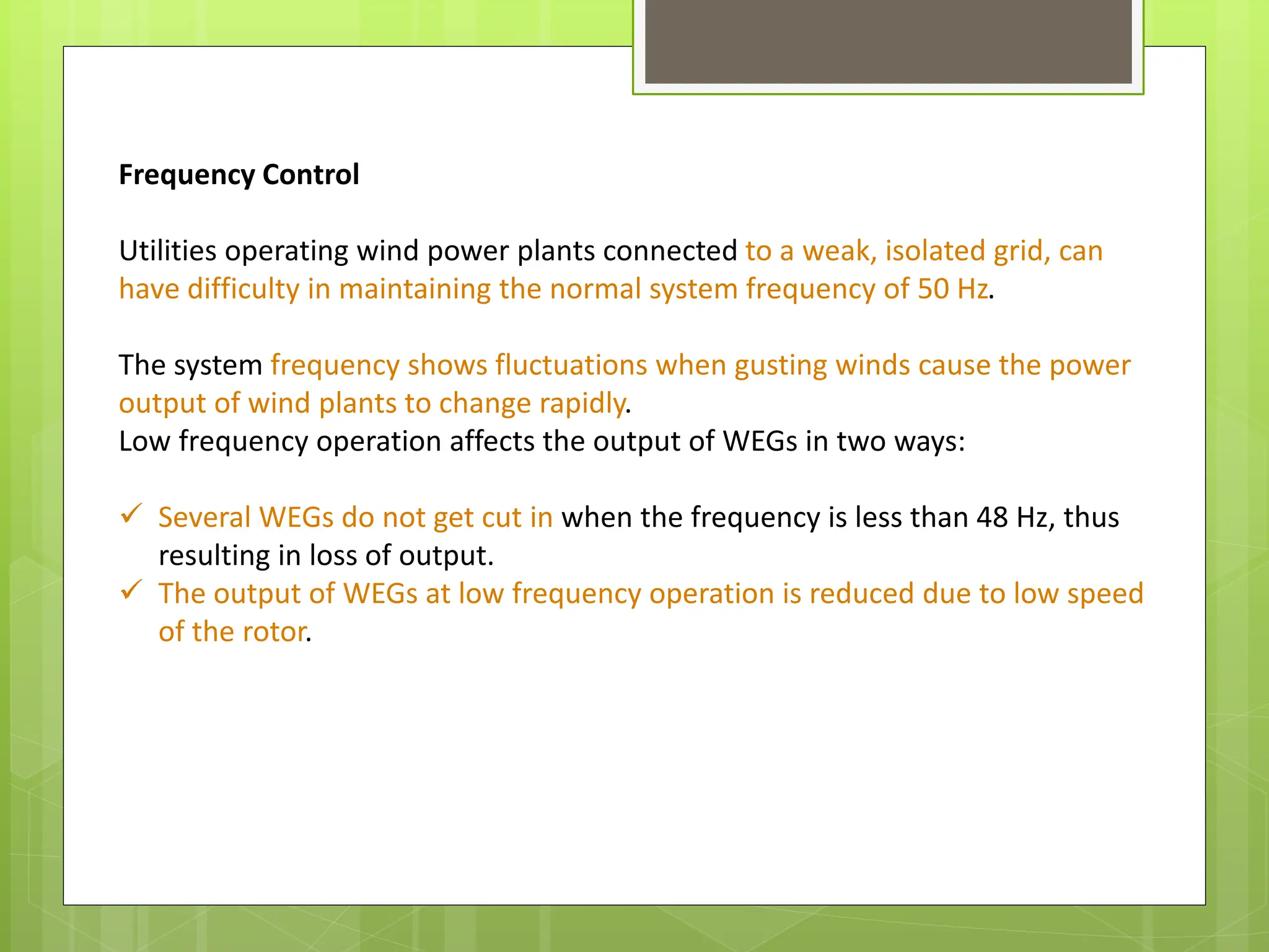 Grid Integration issues in wind | PPTX