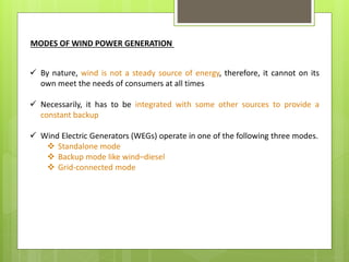 Grid Integration issues in wind | PPTX