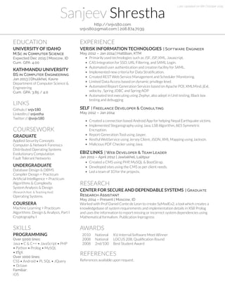 Sanjeev Shrestha_Resume | PDF