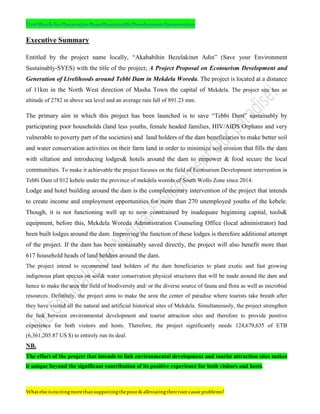 Ecotourism Project | DOCX