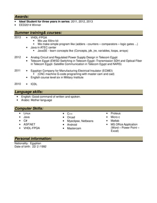 Nada_CV_no_table_boarder | PDF