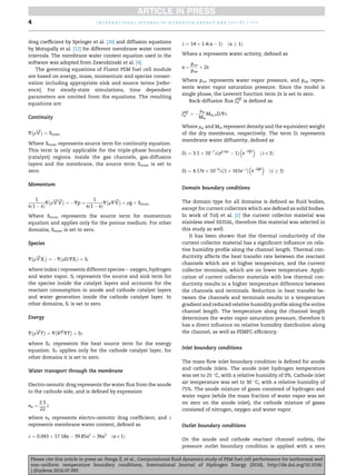 Penga Ž, Tolj I, Barbir F, Computational fluid dynamics study of PEM fuel cell performance for ...