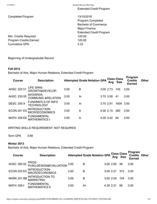 Student Record | PDF