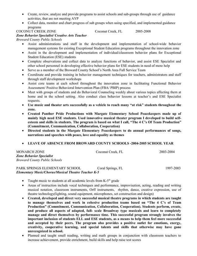 JOYALTMANMUSICRESUME2015 | PDF