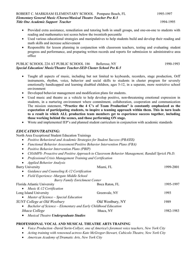 JOYALTMANMUSICRESUME2015 | PDF