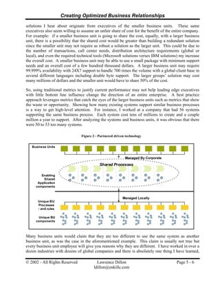Creating Optimized Business Relationships - Article #1 | PDF