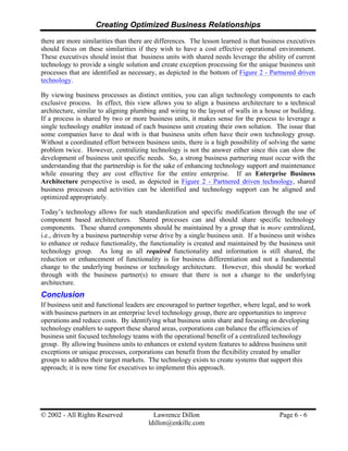 Creating Optimized Business Relationships - Article #1 | PDF