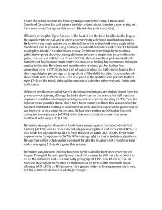 SMWW - Kyrie Irving | PDF