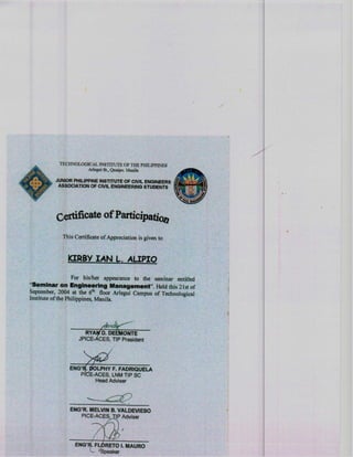CERTIFICATES-Batch 1 | PDF