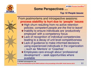 Sustaining High Maturity Process Implementation with Five People CMM ...