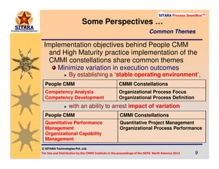 Sustaining High Maturity Process Implementation with Five People CMM ...