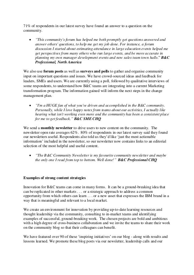 CEB AWARD SUBMISSION - Innovations - IBM - June 2016