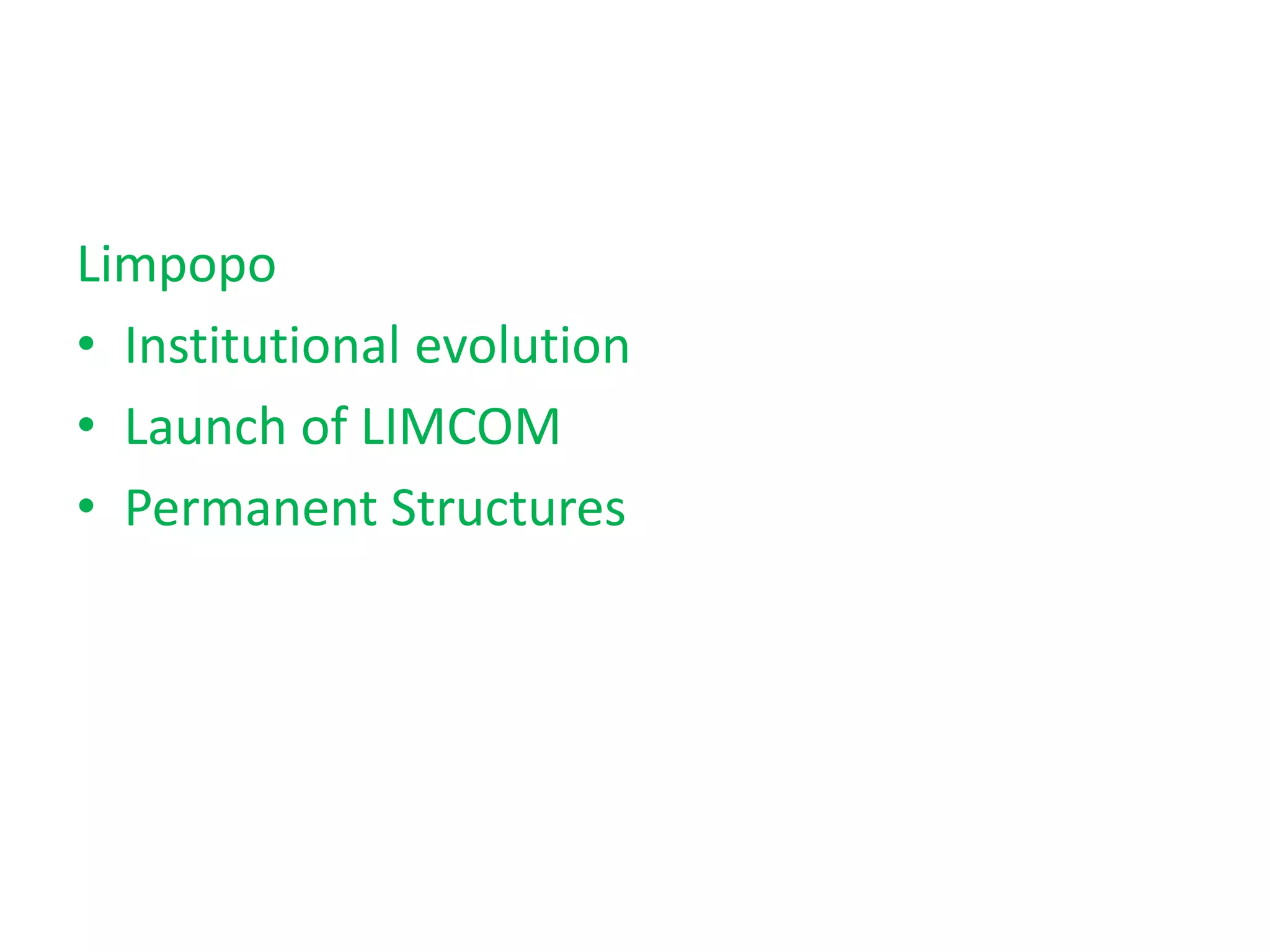 RIVER BASINS ESTABLISHMENT AND STREGTHENING- sadc water | PPT