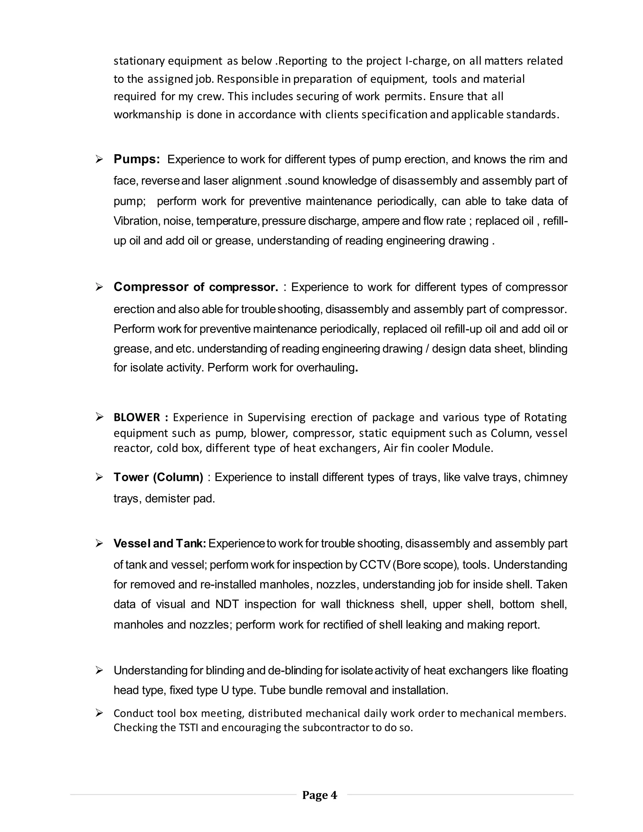 Nasheem CV- Commissioning Technician | DOCX