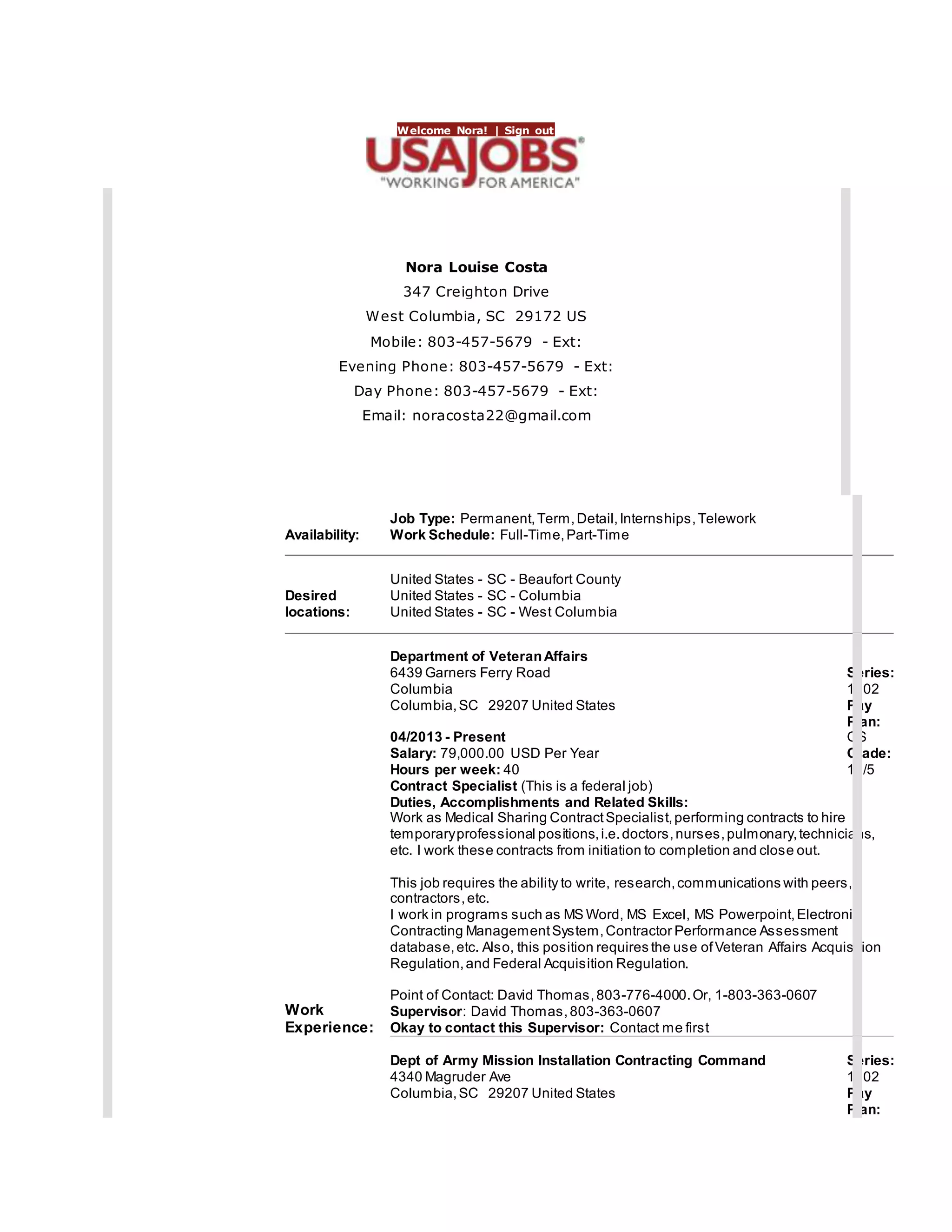 USAJOBS - Resume Builder - 05-16-16 (5) | PDF