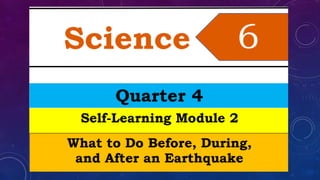 Earthquake: How it happens. grade 6 lesson, quarter 4ppt | PPT