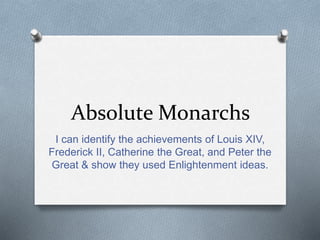 Absolute Monarchs | PPT
