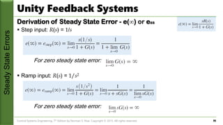 Stready state errors which refers to compensation between actual | PDF