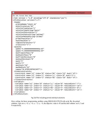 Linear Programming Project | PDF