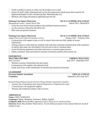 Edwin Chen resume | PDF