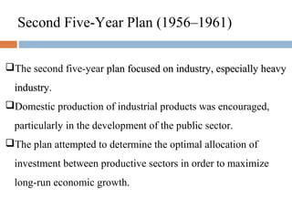 Role of Economic Planning In India | PPT