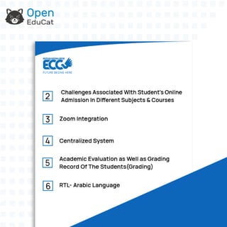 The Success Story of ECC with OpenEduCat | PDF