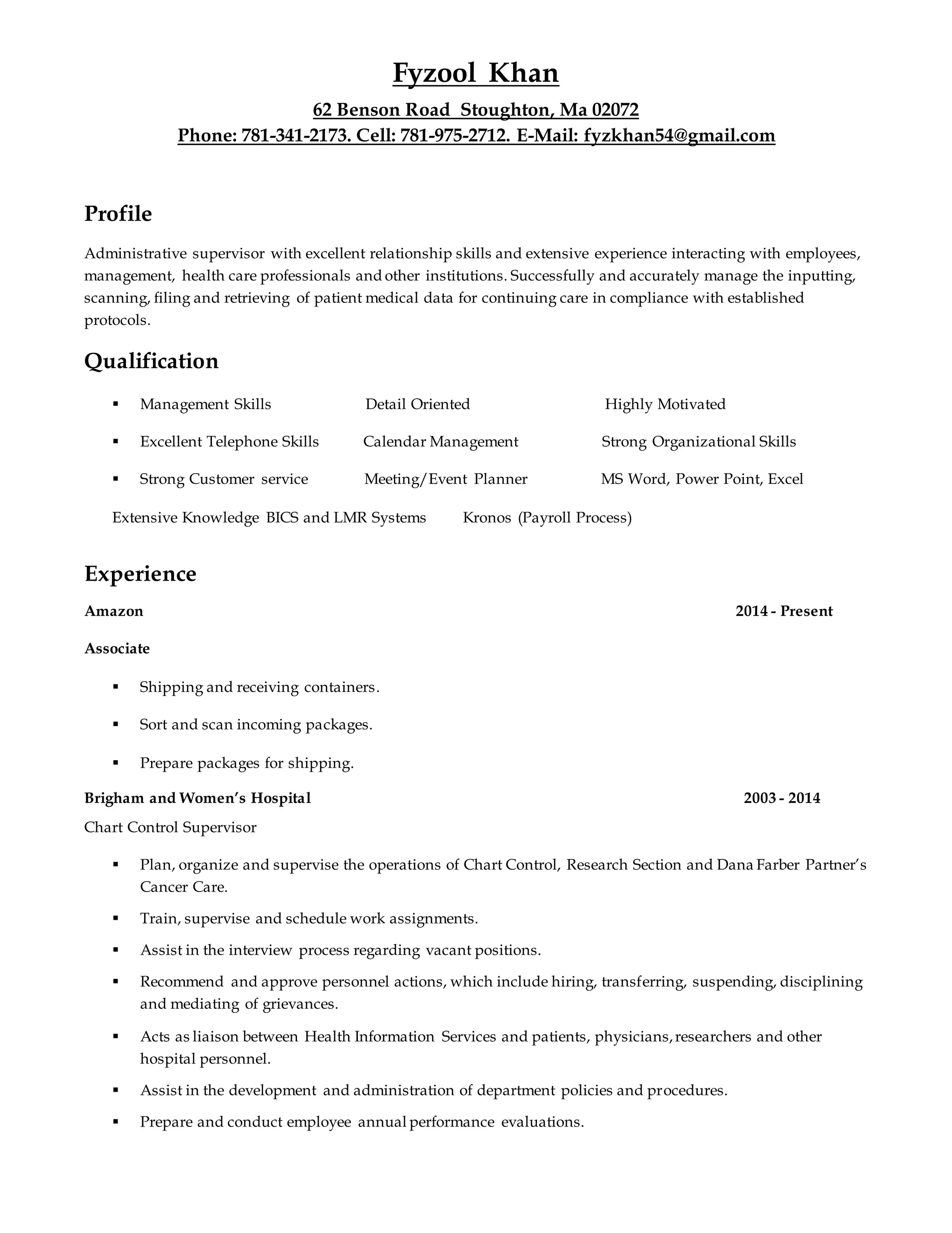 Resume_2015 | DOCX