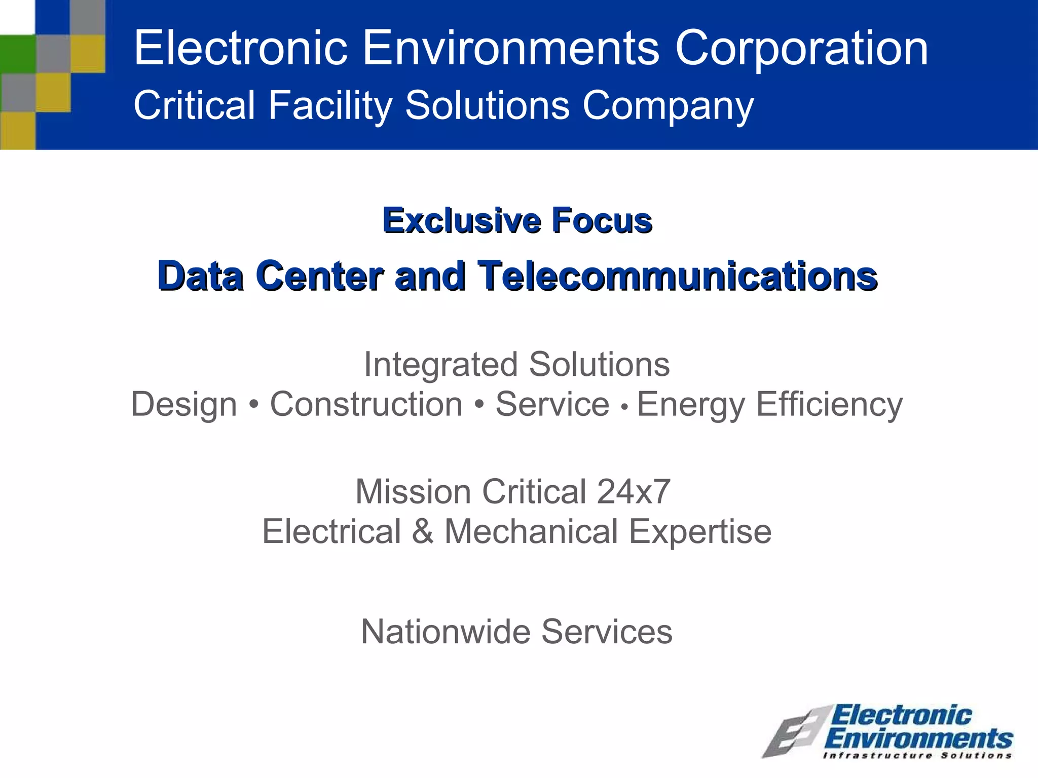 Electronic Environments Business Overview | PPT | Business | Business ...