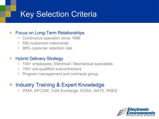 Electronic Environments Business Overview | PPT | Business | Business ...