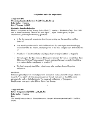 Early Childhood Education Syllabus | DOCX