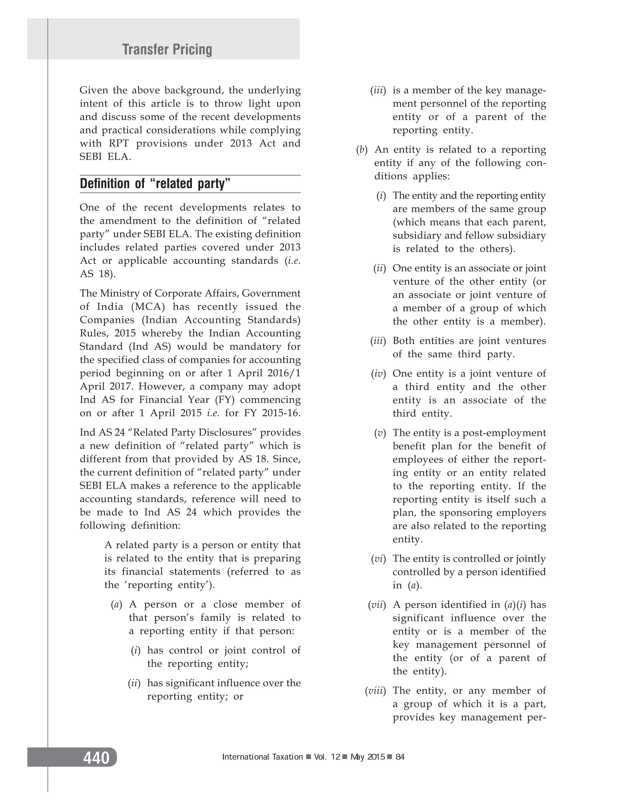 RPT Corporate Governance perspective by Shuchi Ray, Nimisha Parikh and ...