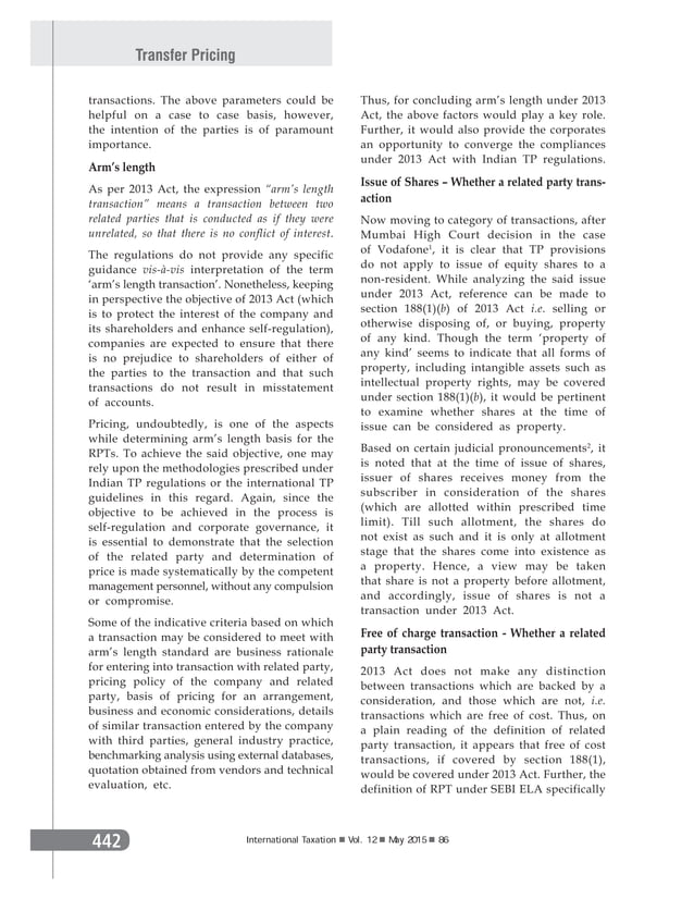 RPT Corporate Governance perspective by Shuchi Ray, Nimisha Parikh and ...