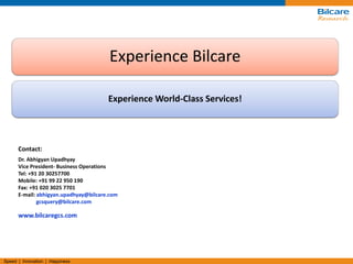 Bilcare GCS Packaging and Labeling Capabilities | PDF