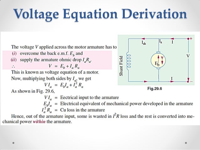 Emf Equation Of A Dc Generator Derivation For Motor