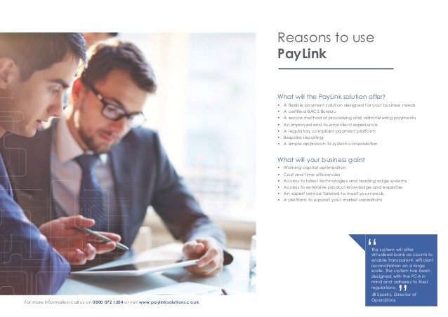PayLink Brochure | PPT