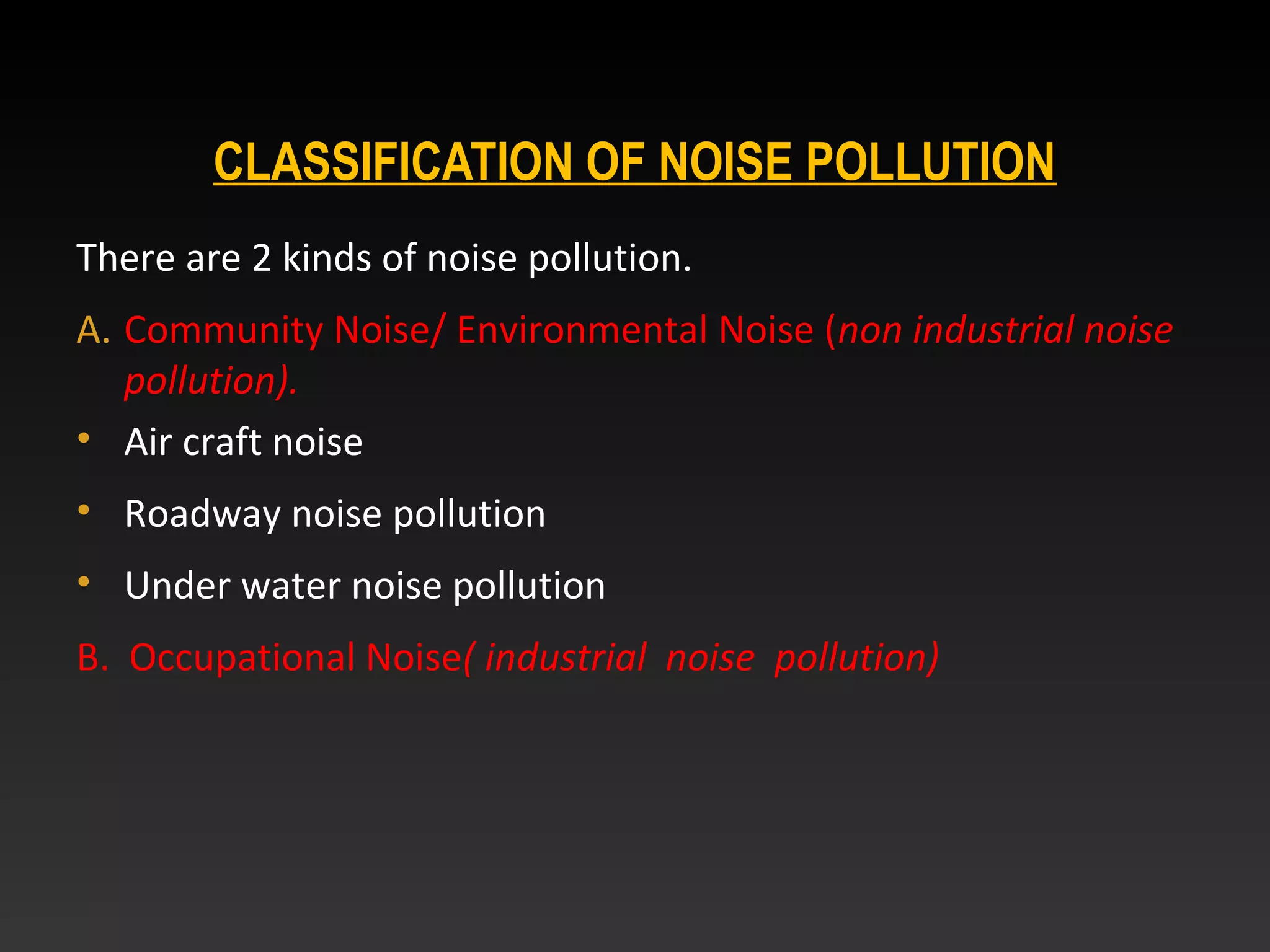 Noise pollution | PPT
