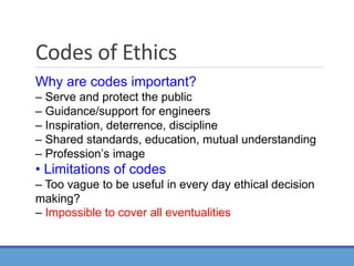 Code of Ethics in Engineering for public safety | PPT