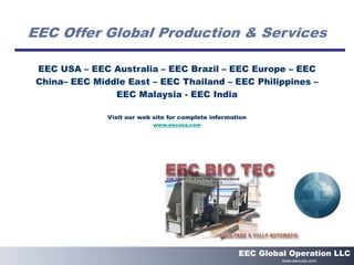 Eec package plants-wastewater-ii | PPT | Business | Business and Finance