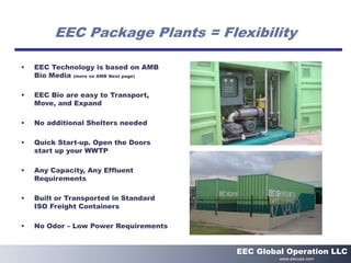 Eec package plants-wastewater-ii | PPT | Business | Business and Finance