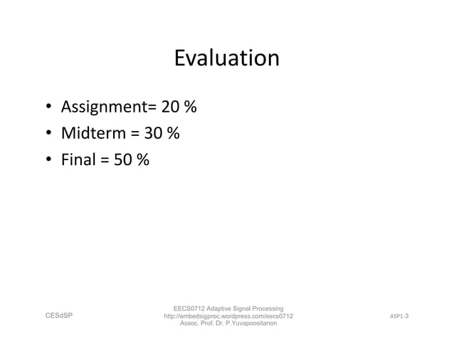 Introduction to adaptive signal processing | PDF