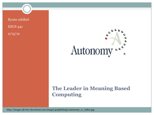 Autonomy Presentation | PPT